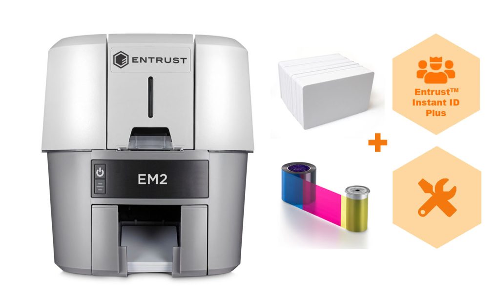 Entrust EM 2 Printer Bundle - Direct to Card Printer